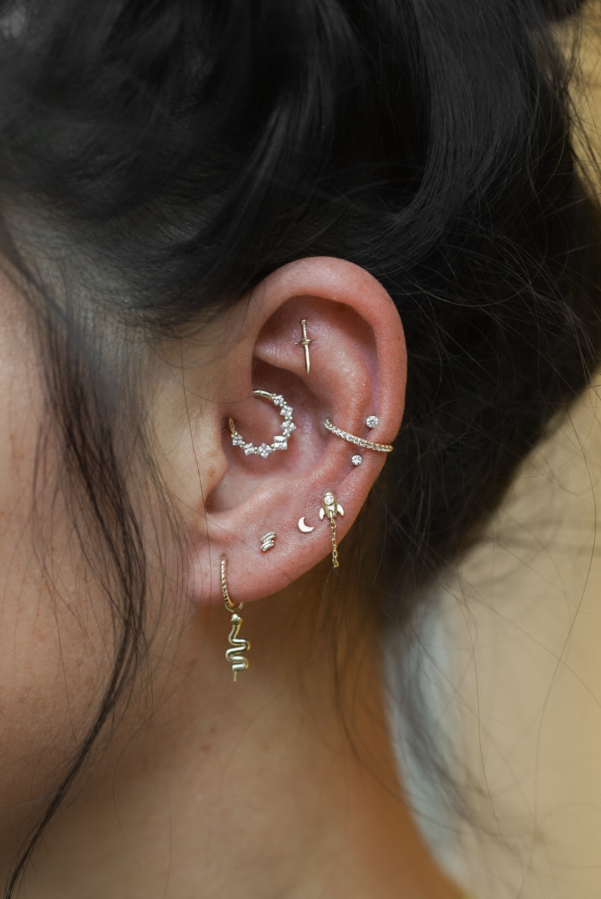 14K Massief Goud Chain Rocket Scientist - Dear Diary Tattoo