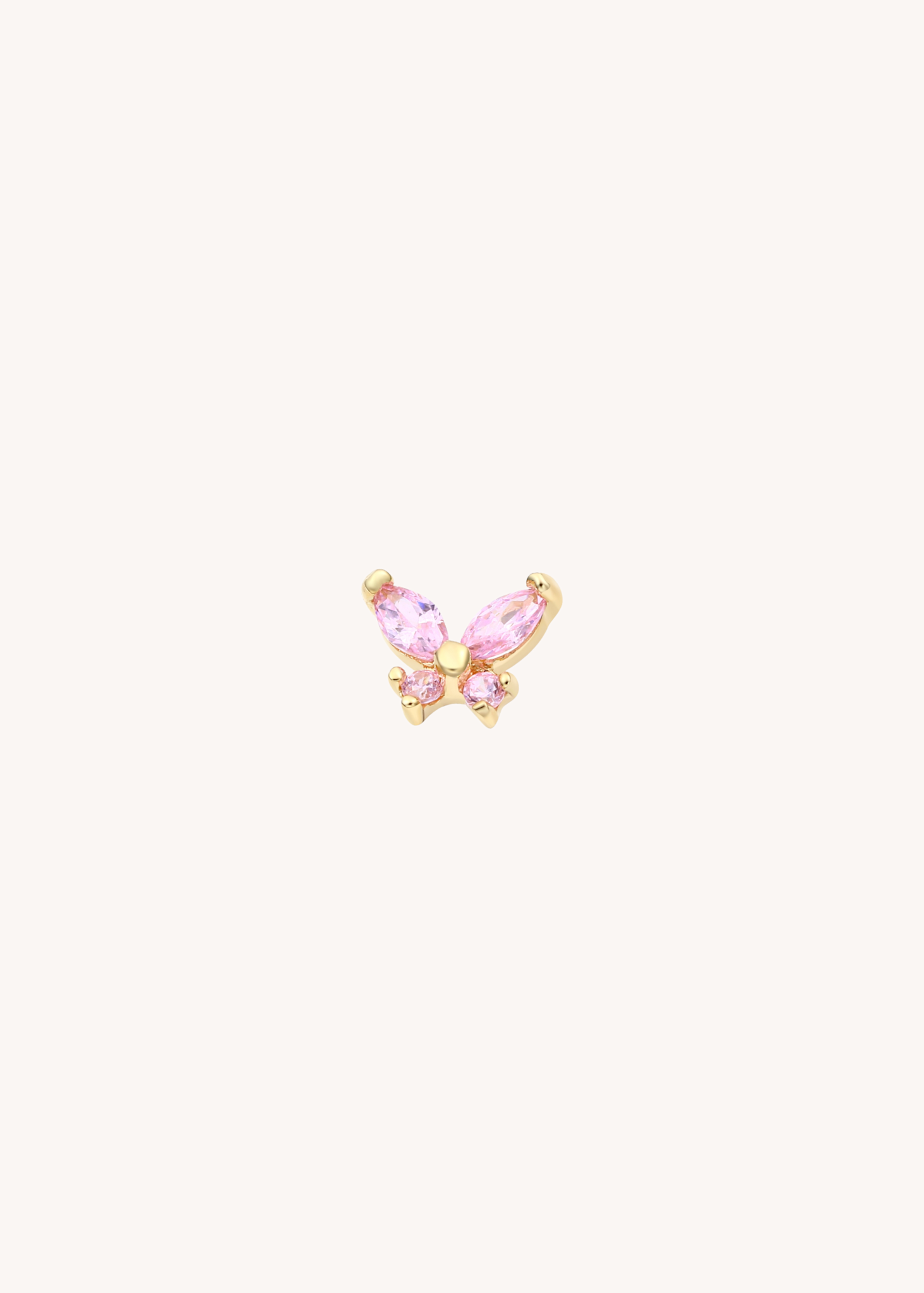 Dear Diary | Pink Butterfly Piercing 14K - Dear Diary Tattoo