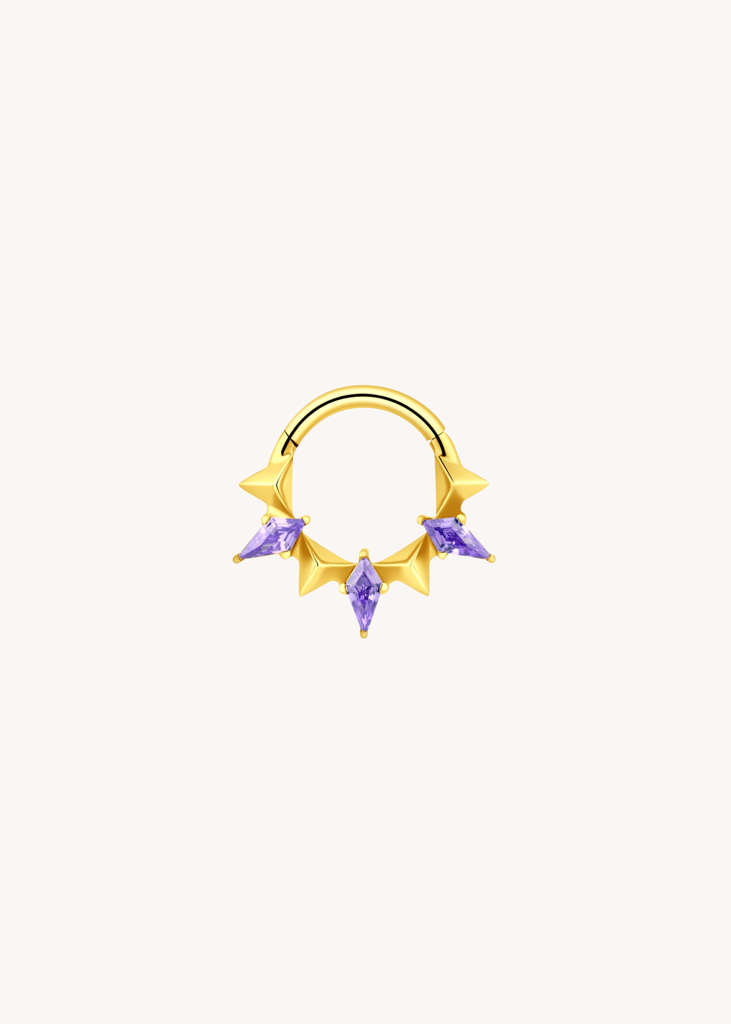 Dear Diary Tattoo | Violet Click Ring Titanium - Dear Diary Tattoo