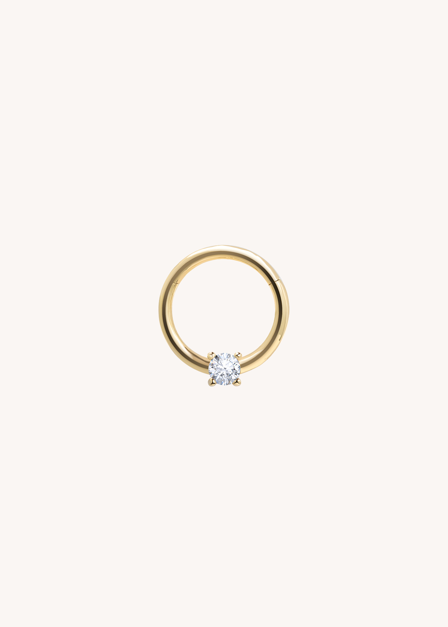 Dear Diary Tattoo | Single Gem Click Ring 14K - Dear Diary Tattoo