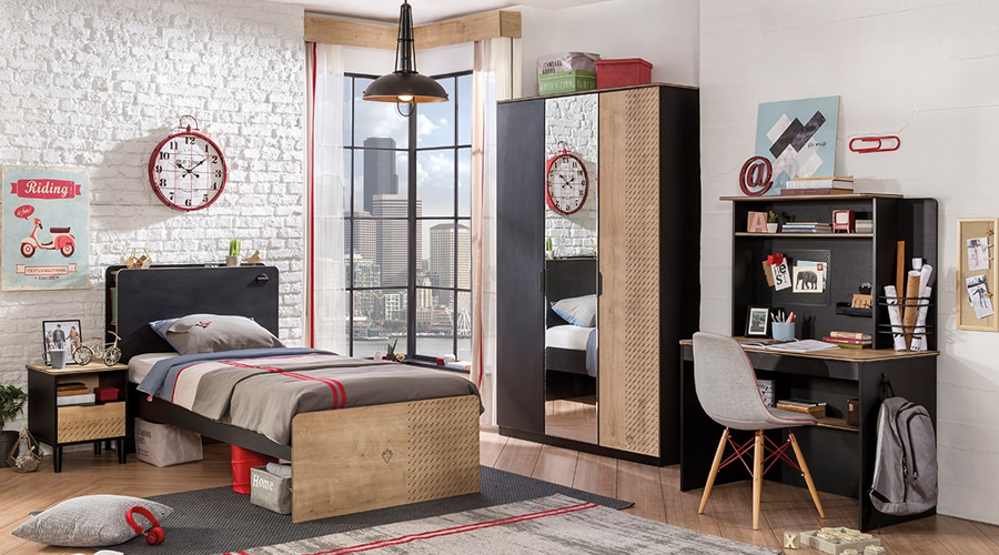 New York tienerkamer slaapkamer