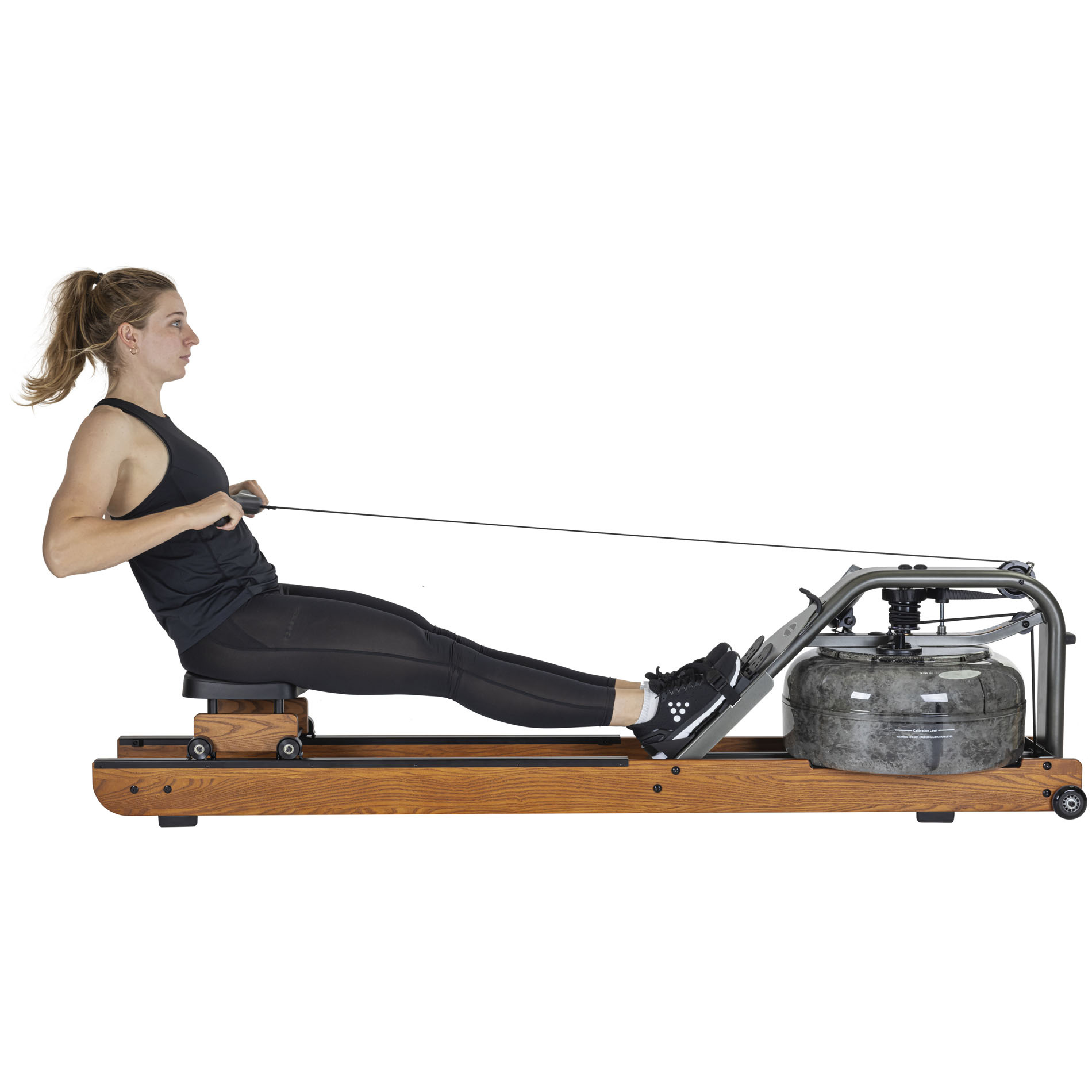 Fluid Rower Apollo Pro V - Foldable Rowing Machine with 5 Resistance ...