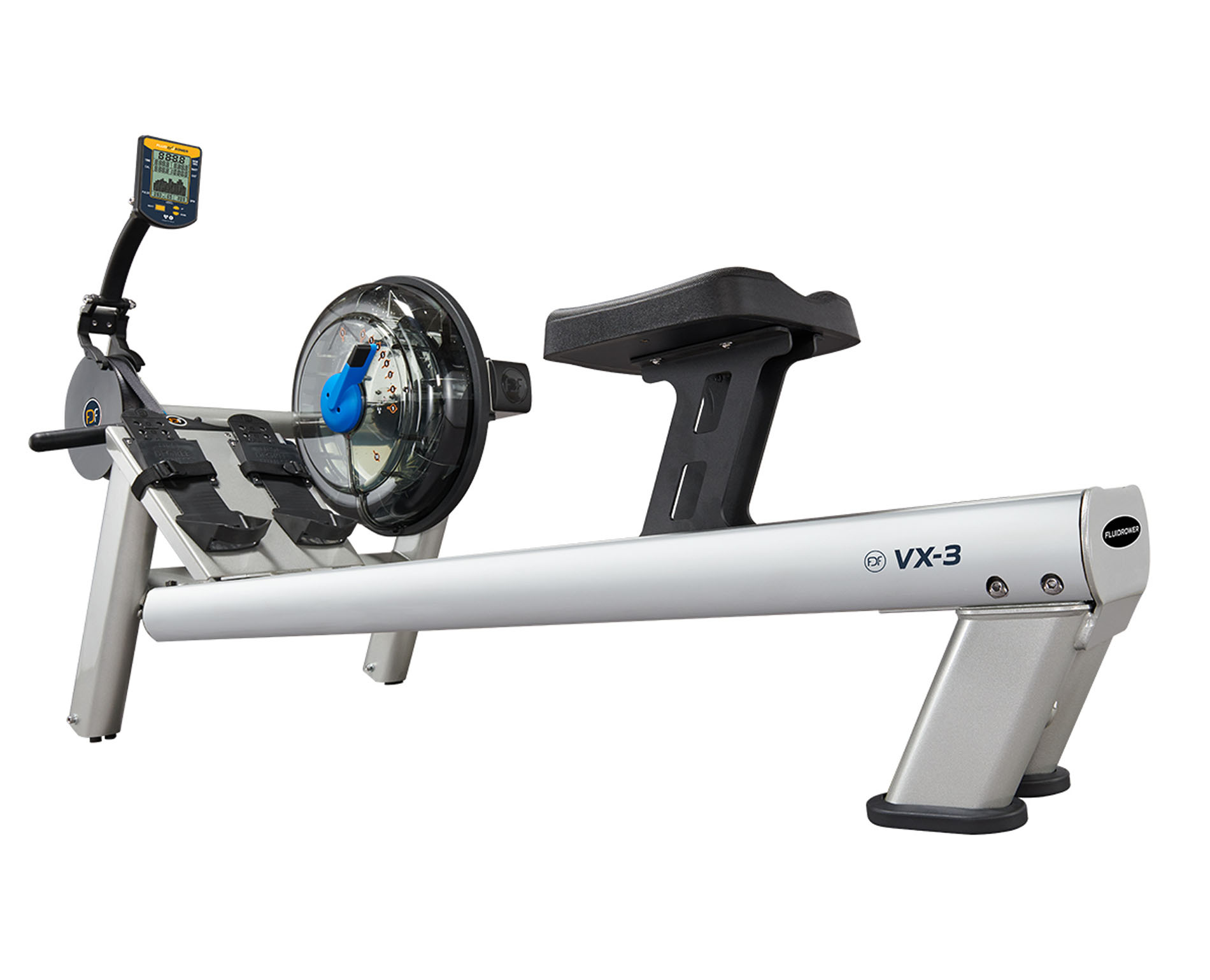 Fluid Rower Vortex VX-3 - Rowing Machine - Bluetooth - Extra High Seat ...