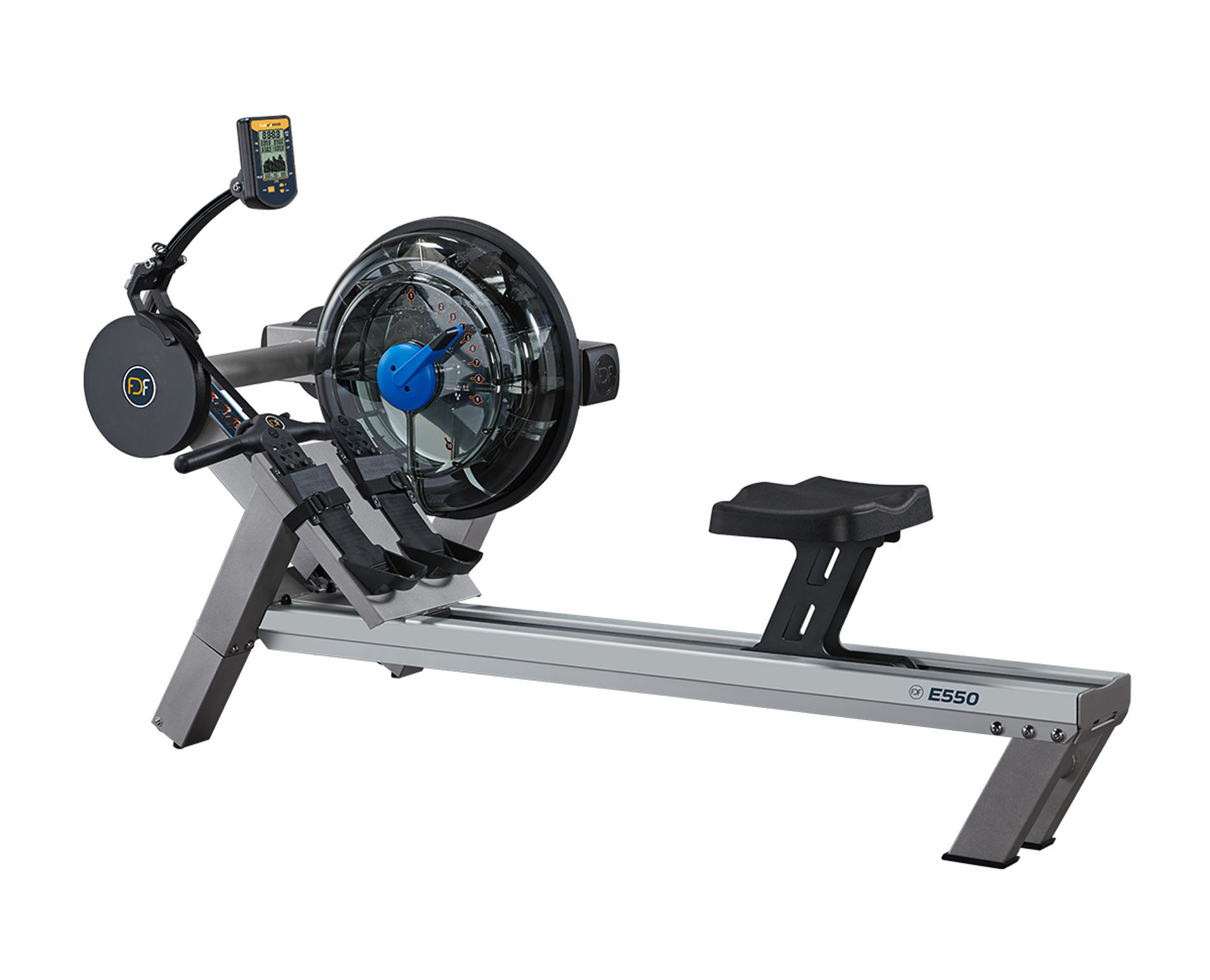 Fluid Rower Evolution E550 - Rowing Machine with 10 Resistance Levels ...