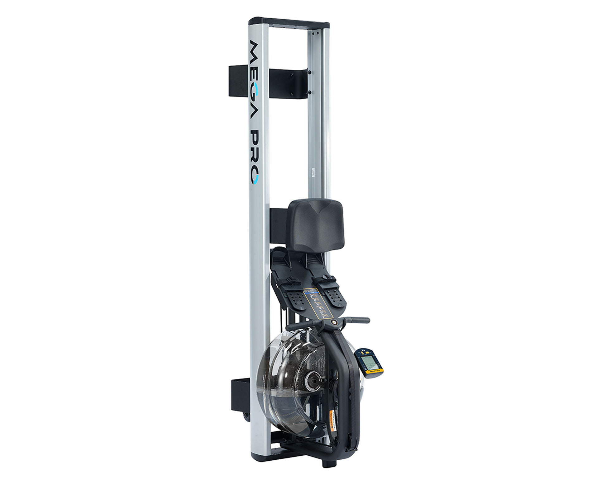 Fluid Rower Mega Pro XL - Rowing Machine with 10 Resistance Levels - Fluid