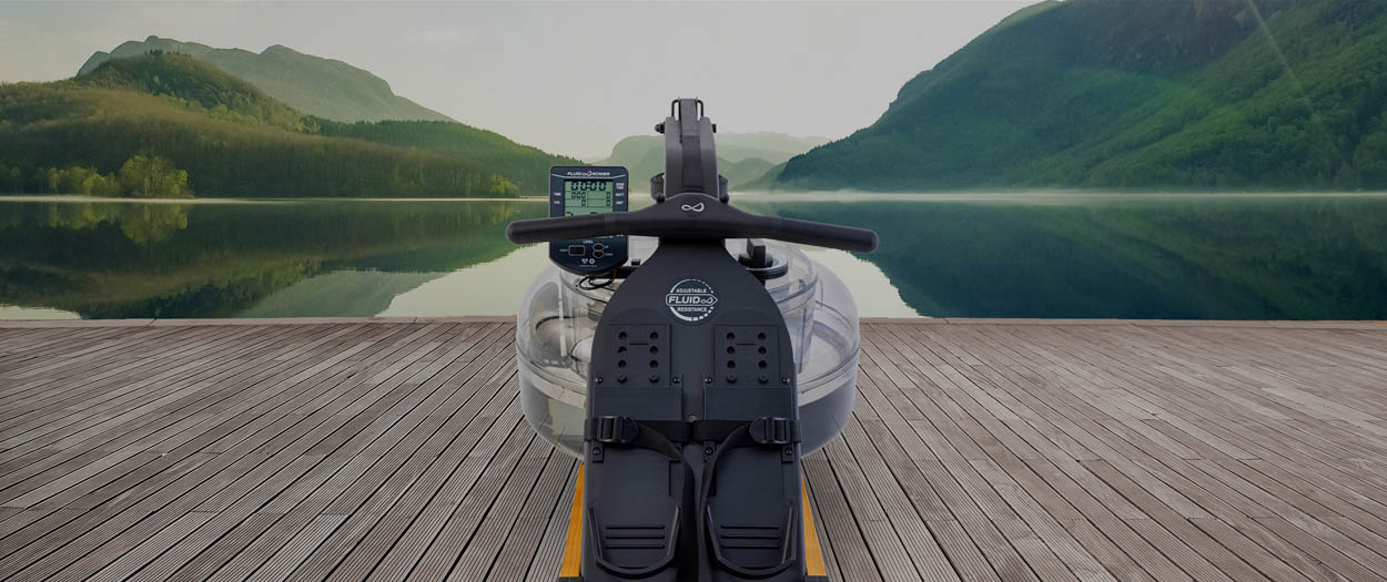 Fluid Rower Apollo V - Foldable - Rowing Machine 5 Resistance Levels ...