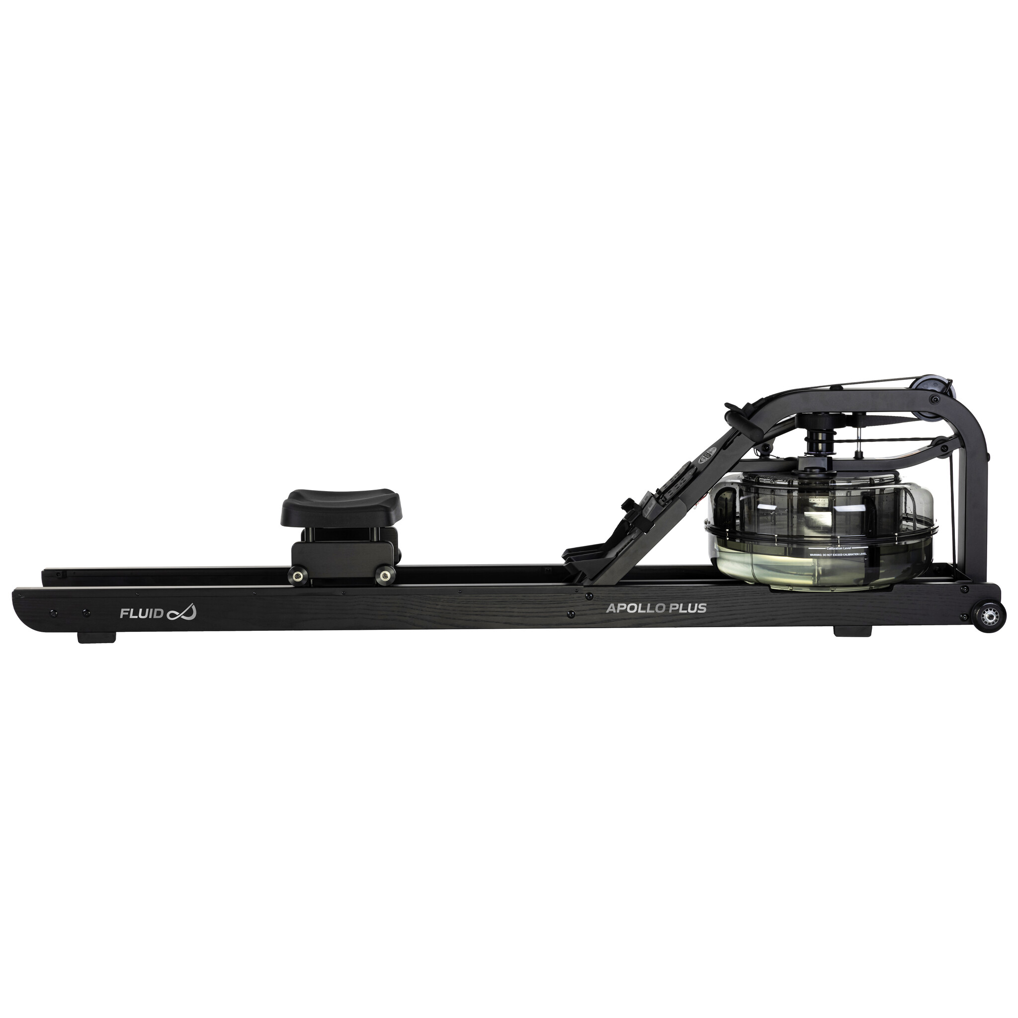 Fluid Rower Apollo Plus Black - Foldable - Rowing Machine - Fluid