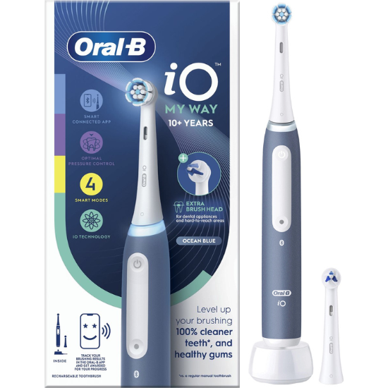 Oral-B iO Series 4 My Way Blue - speciaal voor tieners | NU*** € 64.85 ...