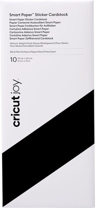 Cricut Smart Sticker Cardstock Black JOY - Feeërieke