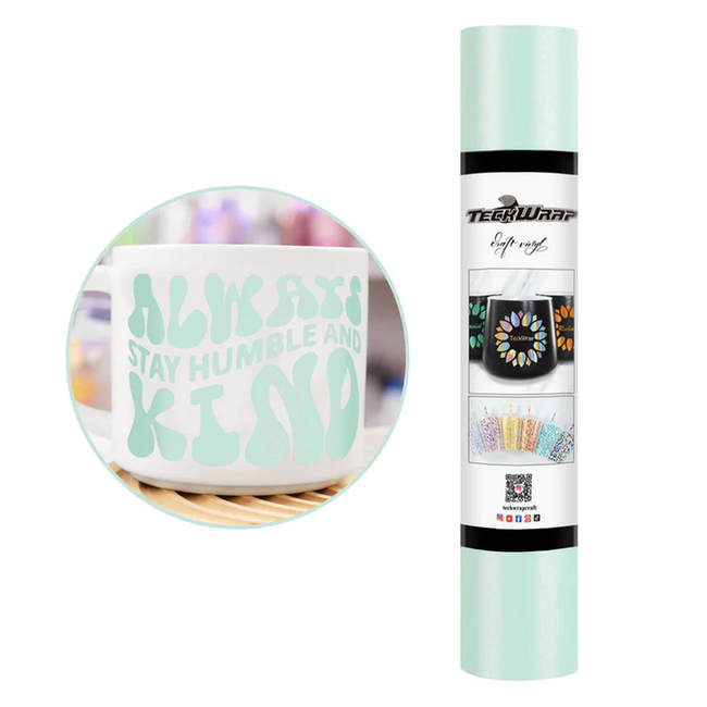 TeckwrapCraft Matte Adhesive Craft Vinyl - Mint - Feeërieke