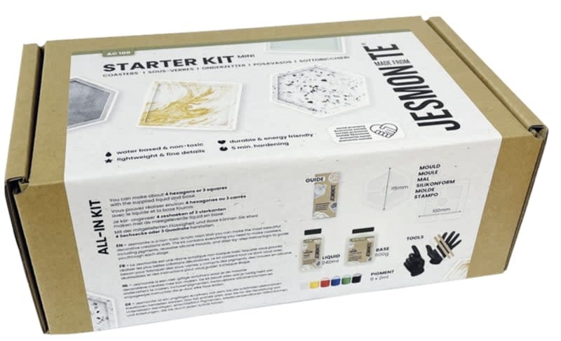 Jesmonite AC100 KIT MINI - Onderleggers classic - Feeërieke