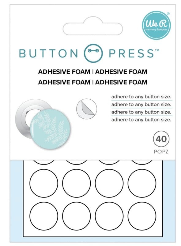 Button Press - Button Backer Adhesive Foam - Feeërieke
