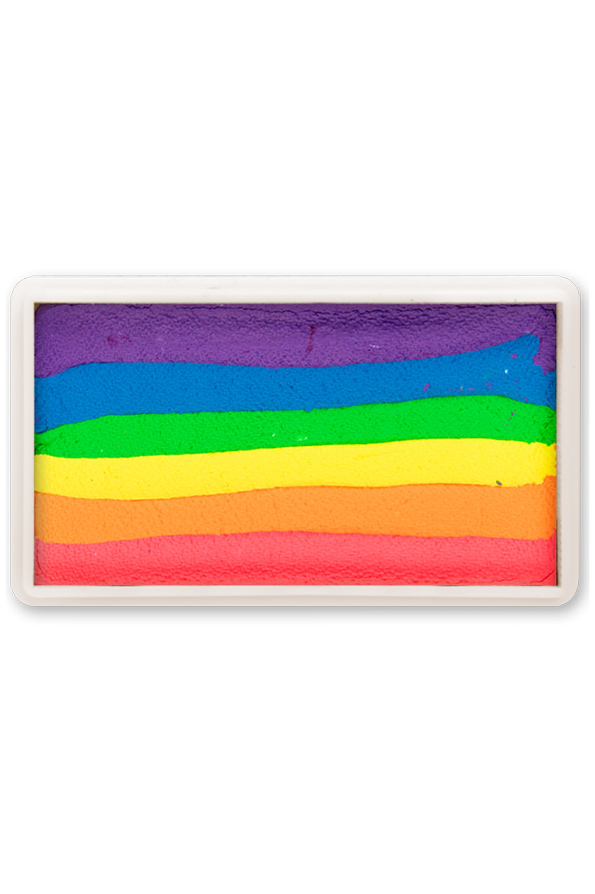 Hobby Watercolor neon regenboog colorblock - 28 gram - Feeërieke