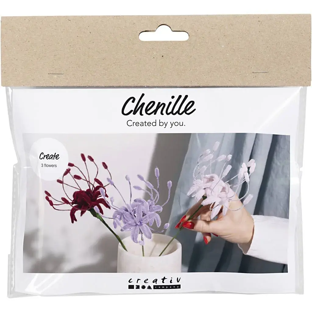 Mini Hobbyset Bloemen van Chenilledraad - Lelie - Feeërieke