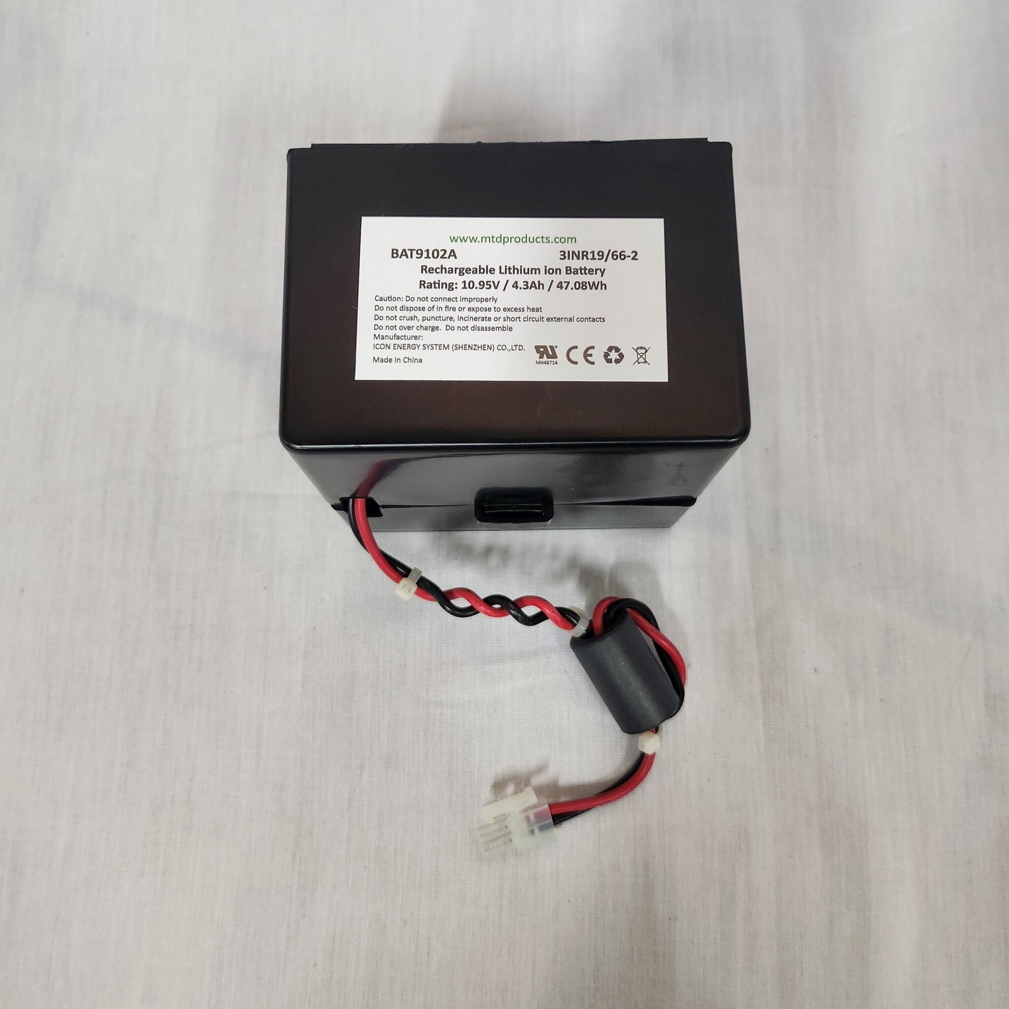 RT Accu - Accu voor RT300 en RT700 - Li-ion battery 4,3 Ah - Mow-Robotics