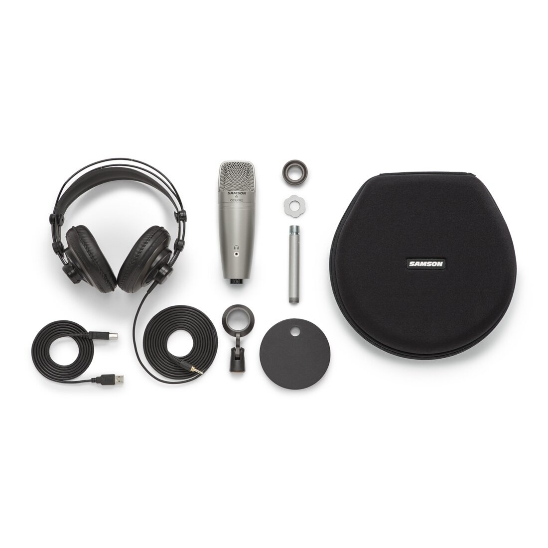 Samson C01Upro Podcasting Pack USB Condenser Mic With Accessories ...
