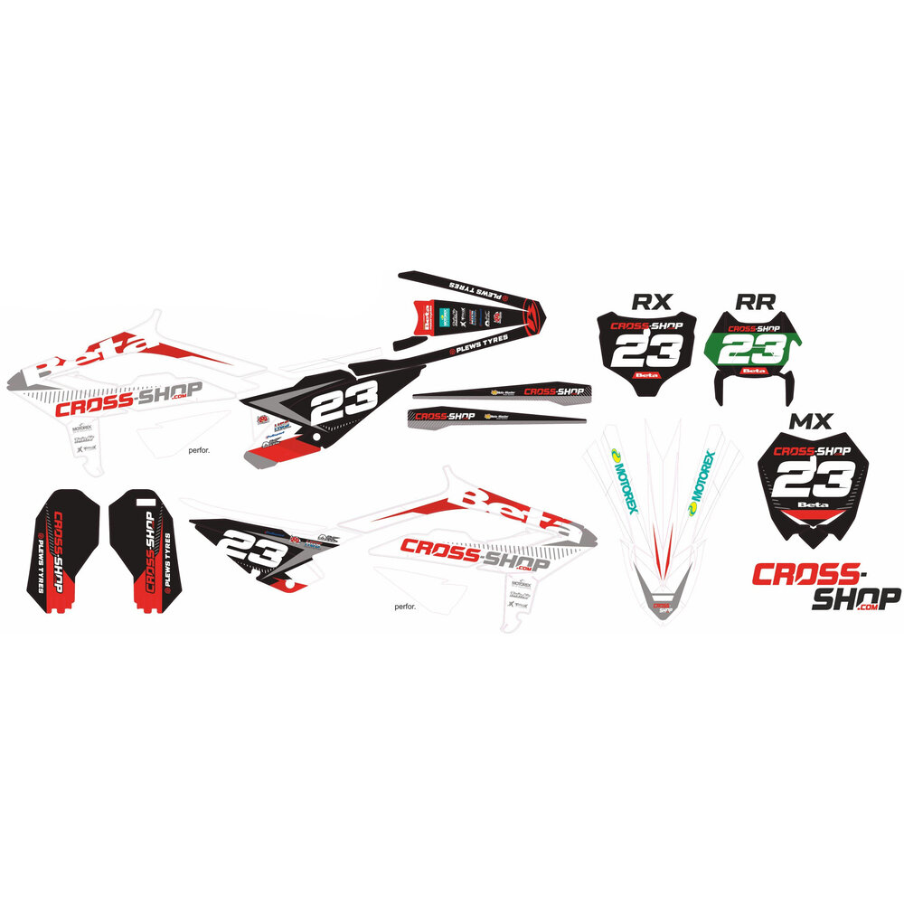 Decal Kit Beta RR 2022->.... / RX 2024->.... "Unadilla" - CROSS-SHOP ...