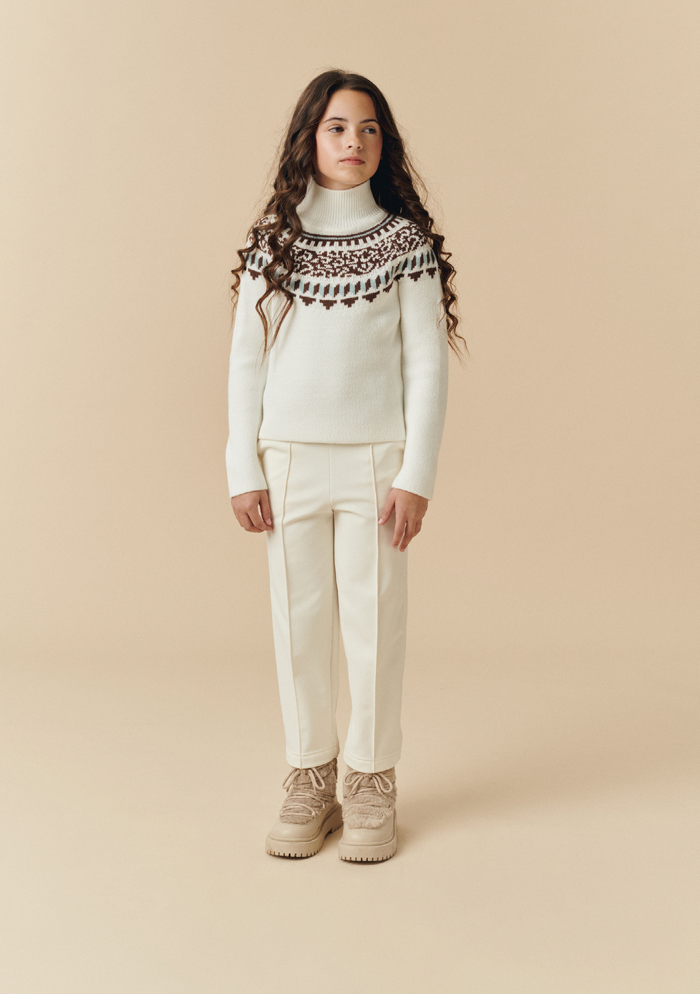 Knit Pullover For Junior Girls - SILVER SPORT