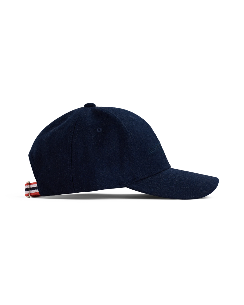 Wool Cap Tonal Embroidery - SILVER SPORT