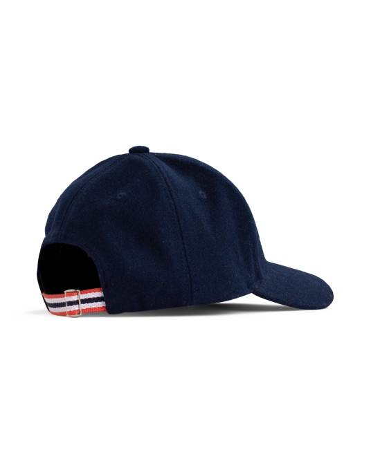 Wool Cap Tonal Embroidery - SILVER SPORT