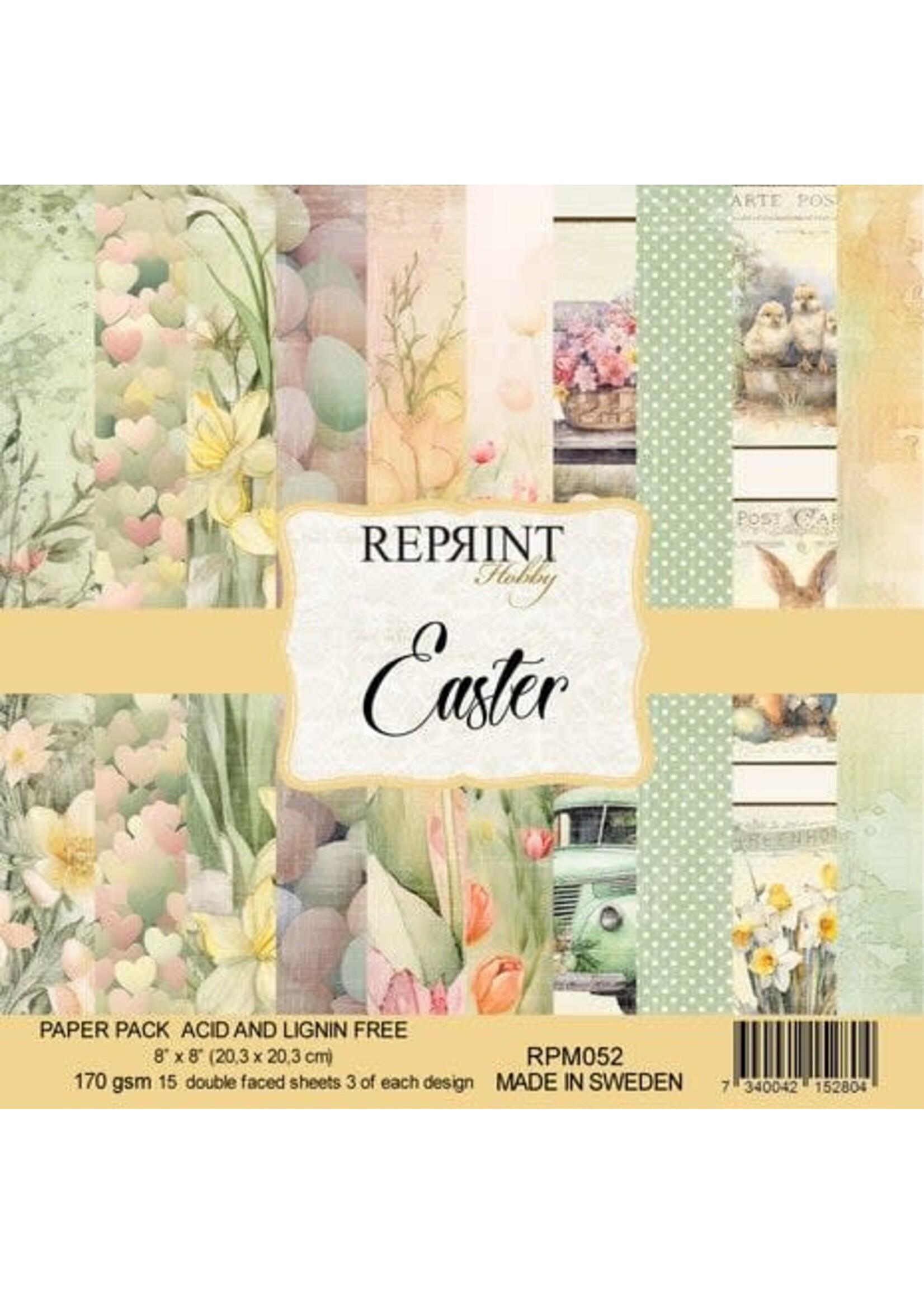 Easter 8x8 Inch Paper Pack (RPM052) - Scrap@Home