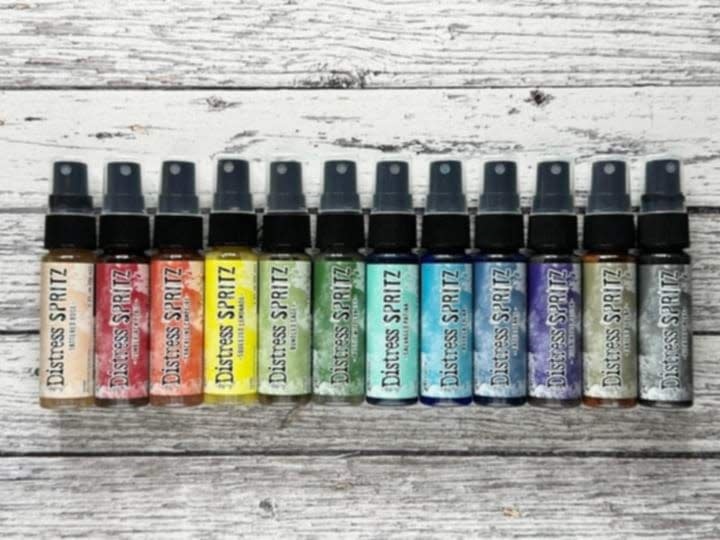 12 nieuwste kleuren distress spritz set prijs - Scrap@Home