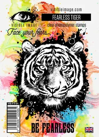 Fearless Tiger A6 Stamp Set (VIS-FTI-01) - Scrap@Home