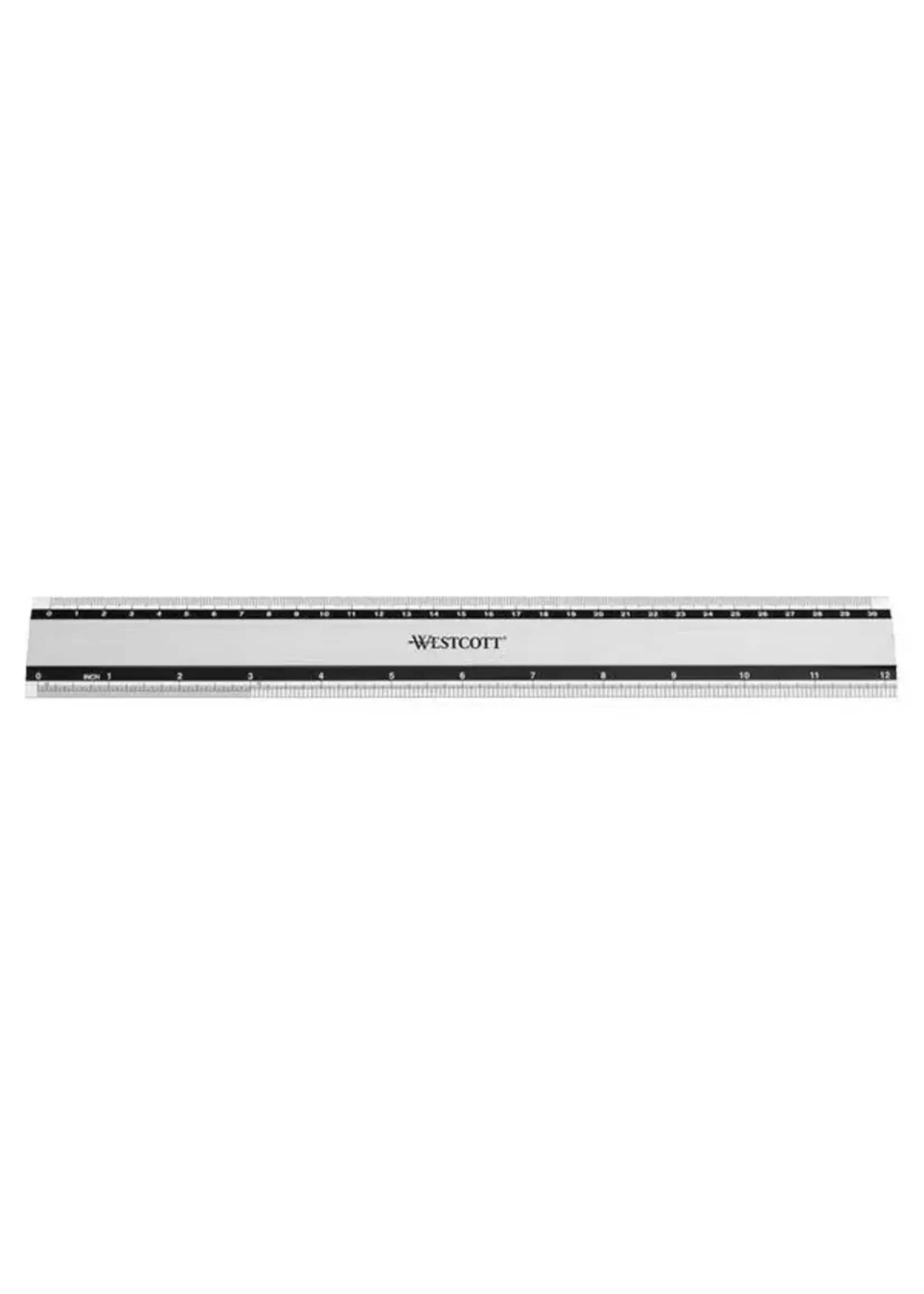 Aluminium Ruler 30cm Anti Slip (AC-E10191) - Scrap@Home