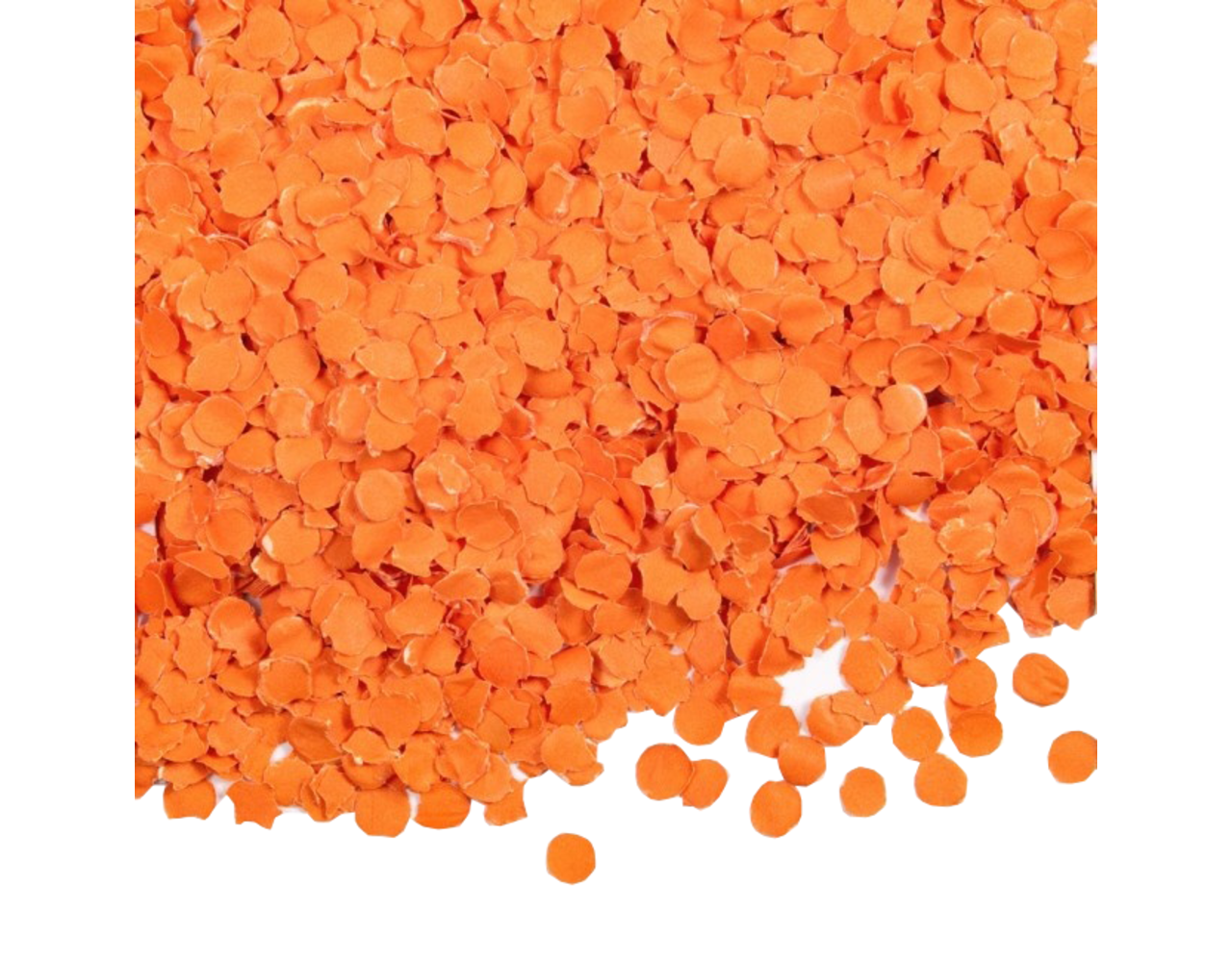 Confetti orange 100gr - Partywinkel