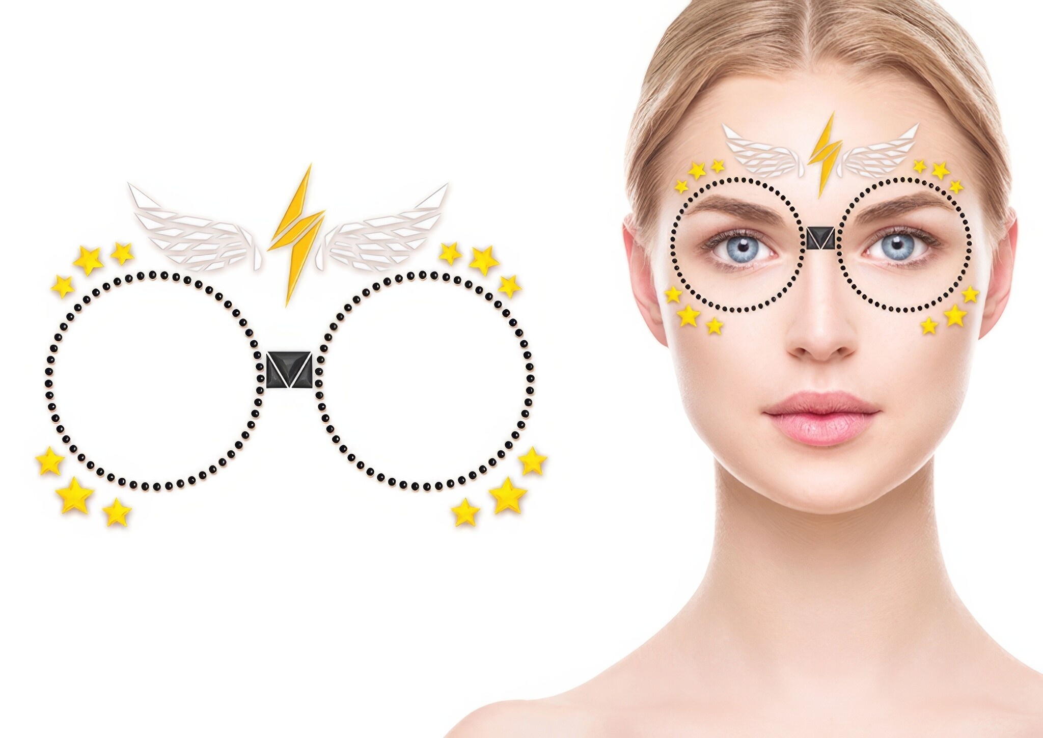 Visage du bijou du magicien - Partywinkel