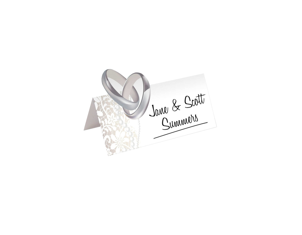 Nombre Tarjetas de Mesa Boda 36pcs - Partywinkel