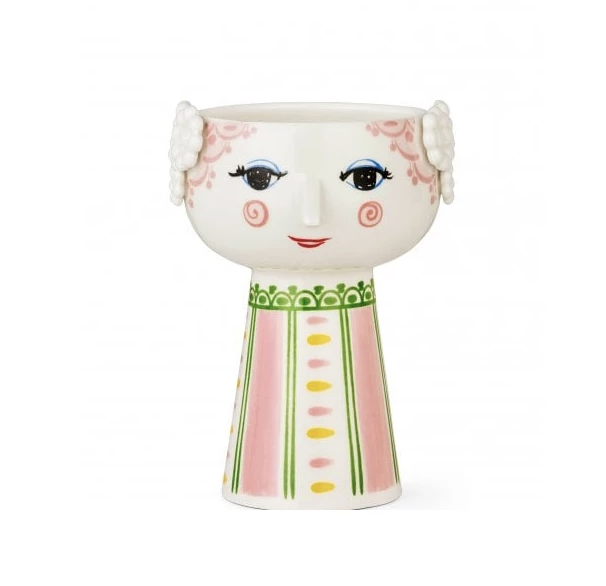 Eva vaas H15cm roos - Vaas & Co