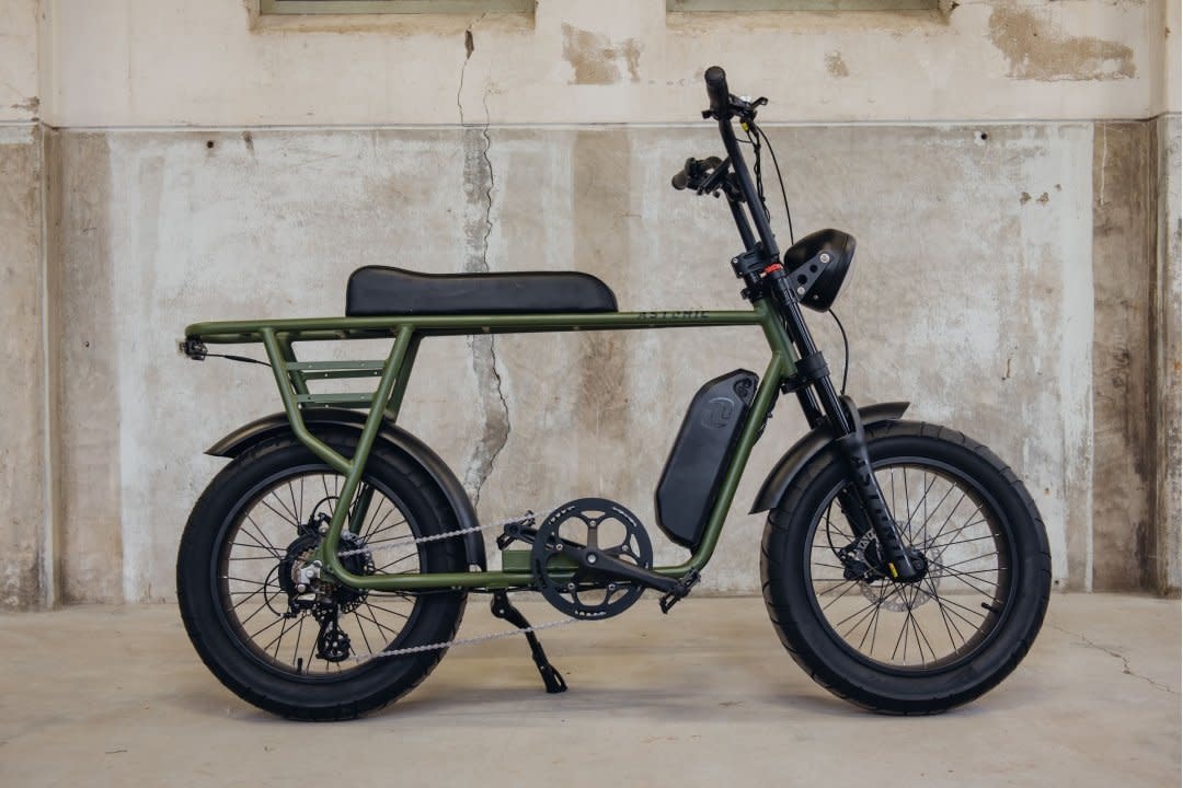 Fatbike Astonic E-Rides | Earth Extended | 250 W | Olive green | 100km ...