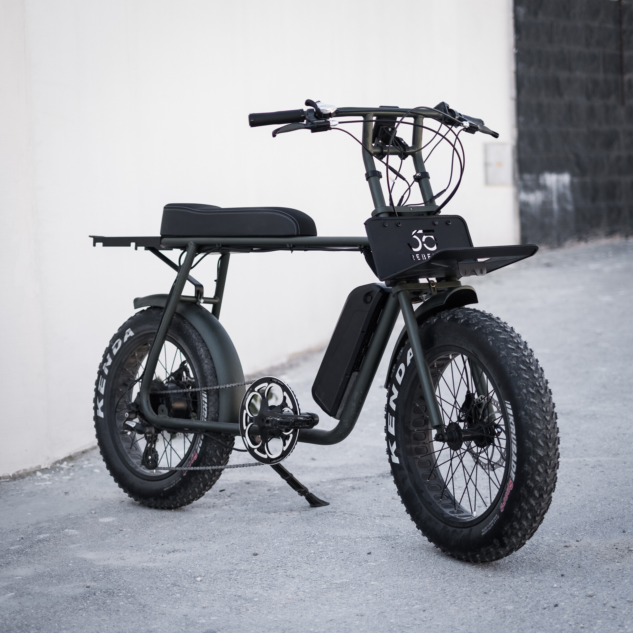 50 Rebels | Fatbike accessoires | Cargo voordrager| Zwart - CLUB 204