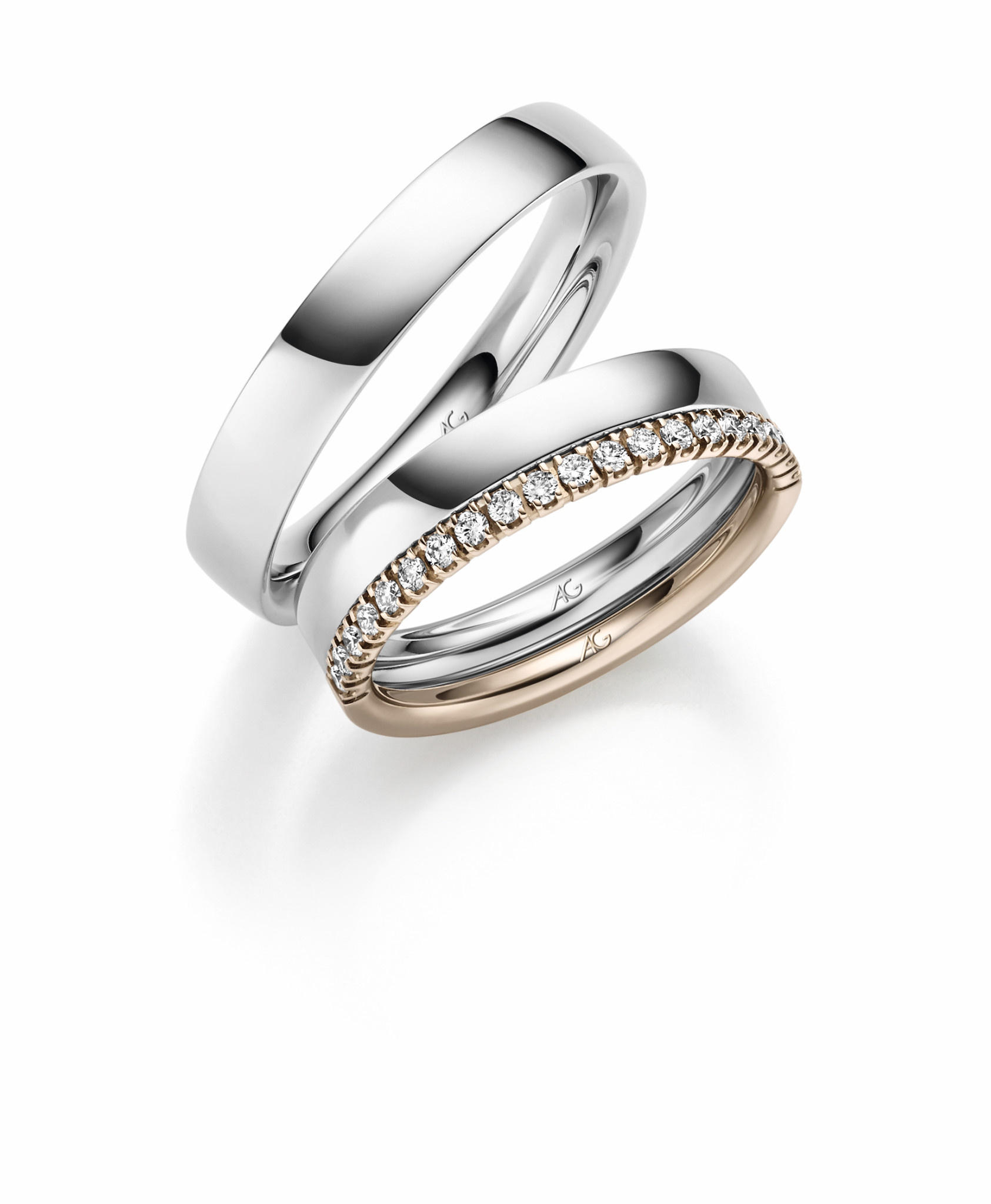 Juwelier Langerak - Gerstner Trouwringen 31377/4 & 31377/3 & 29781/1.8 ...