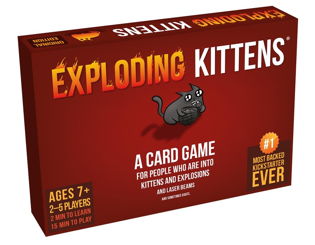 Exploding Kittens (ENG) - Card game - Valhalla Boardgames