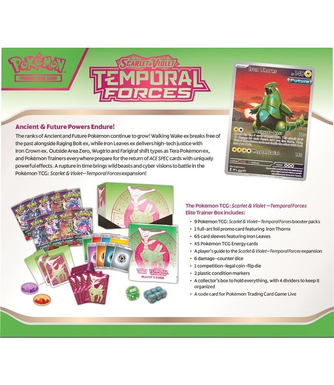 Pokémon TCG: Temporal Forces - Elite Trainer Box - Valhalla Boardgames