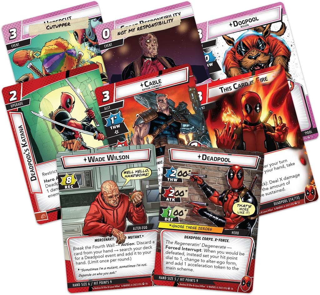 Marvel Champions: Deadpool Hero Pack (ENG) - Card game - Valhalla ...
