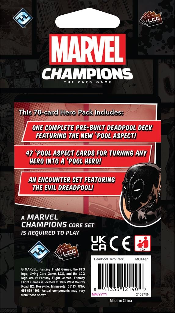 Marvel Champions: Deadpool Hero Pack (ENG) - Card game - Valhalla ...