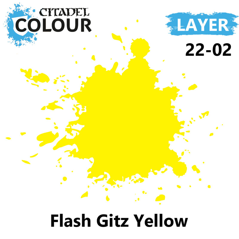 Citadel Colour Layer: Flash Gitz Yellow (12ml) - Miniature Paint ...