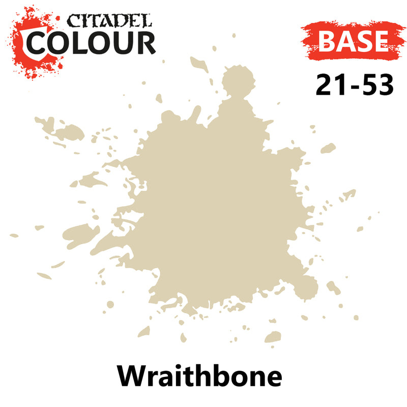 Citadel Colour Base: Wraithbone (12ml) - Miniature Paint - Valhalla ...
