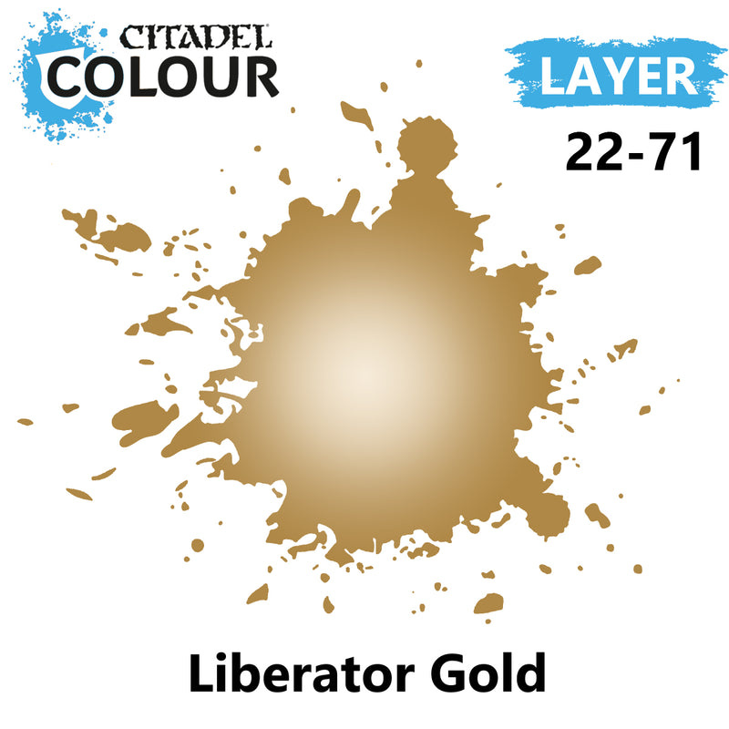 Citadel Colour Layer: Liberator Gold (12ml) - Miniature Paint ...