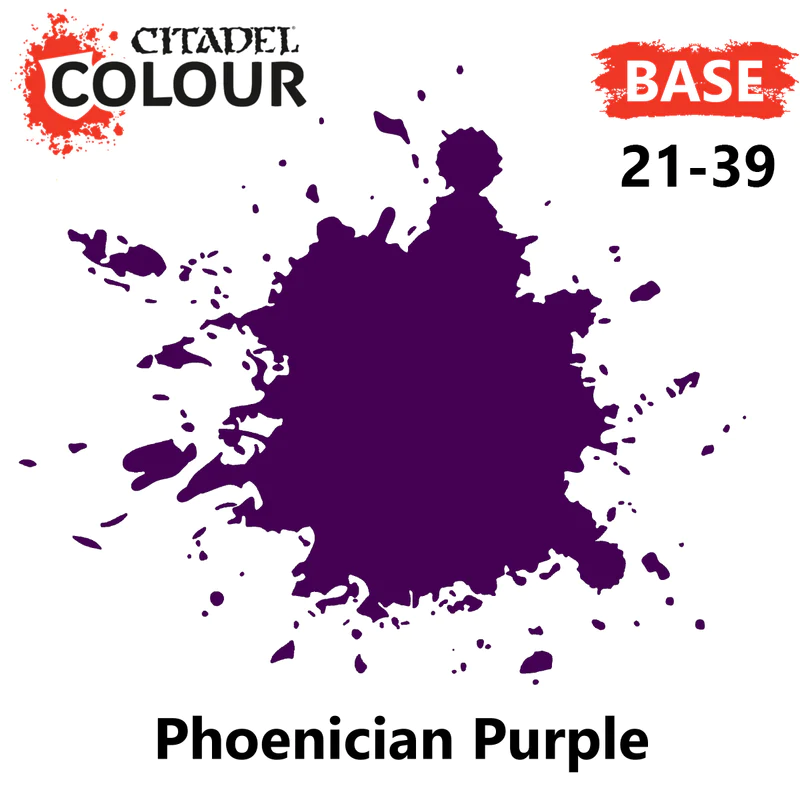 Citadel Colour Base: Phoenician Purple (12ml) - Miniature Paint ...