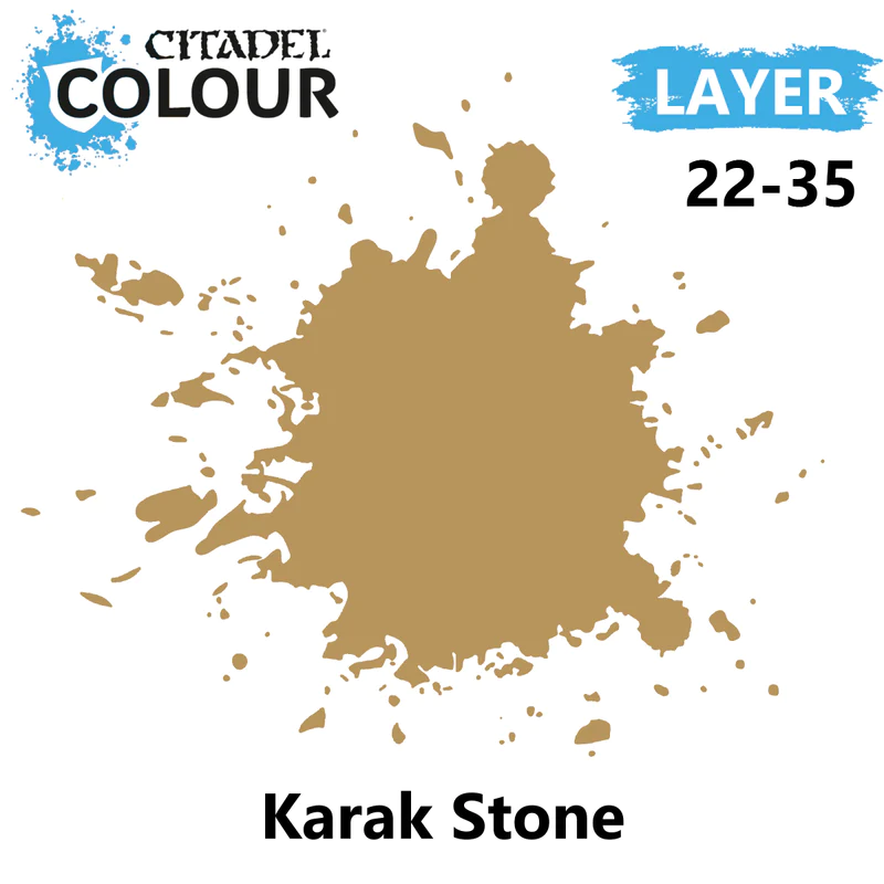 Citadel Colour Layer: Karak Stone (12ml) - Miniature Paint - Valhalla ...