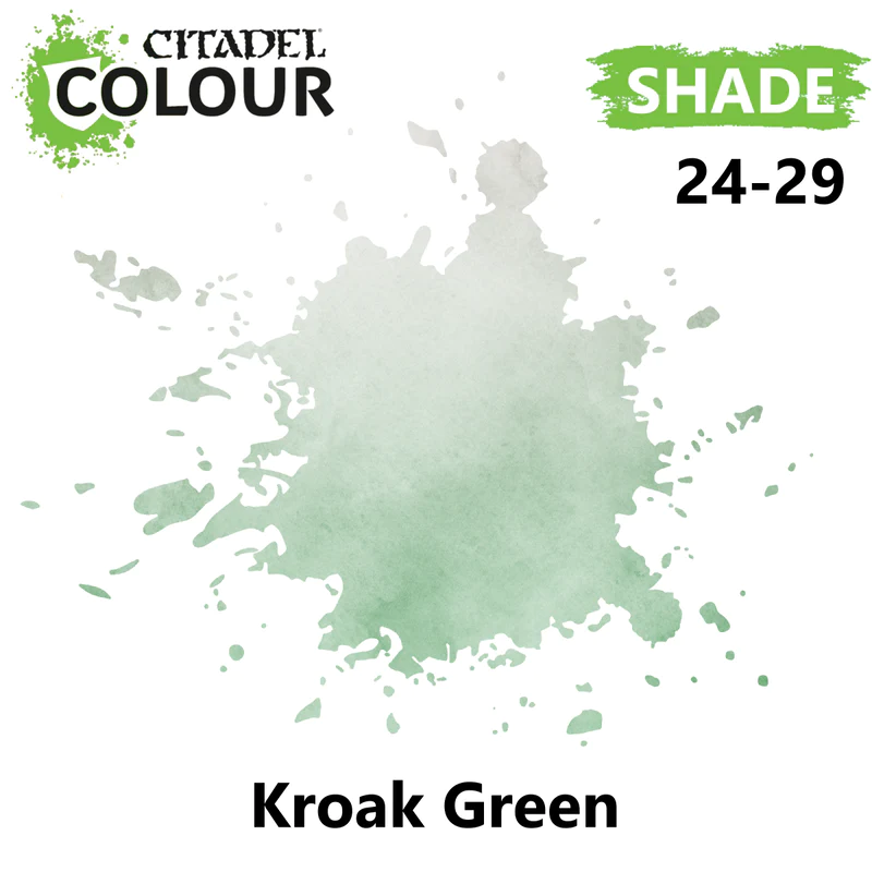 Citadel Colour Shade: Kroak Green (18ml) - Miniature Paint - Valhalla ...
