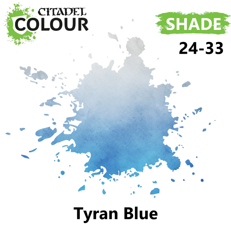 Citadel Colour Shade: Tyran Blue (18ml) - Miniature Paint - Valhalla ...