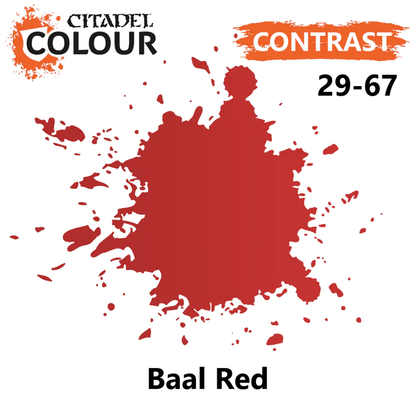 Citadel Colour Contrast: Baal Red (18ml) - Miniature Paint - Valhalla ...