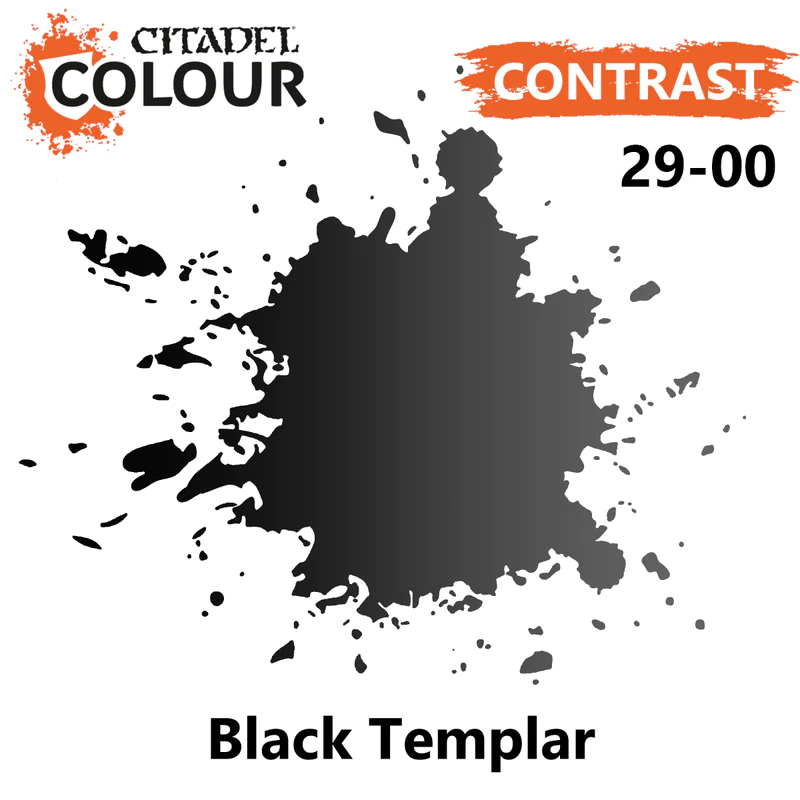 Citadel Colour Contrast: Black Templar (18ml) - Miniature Paint ...