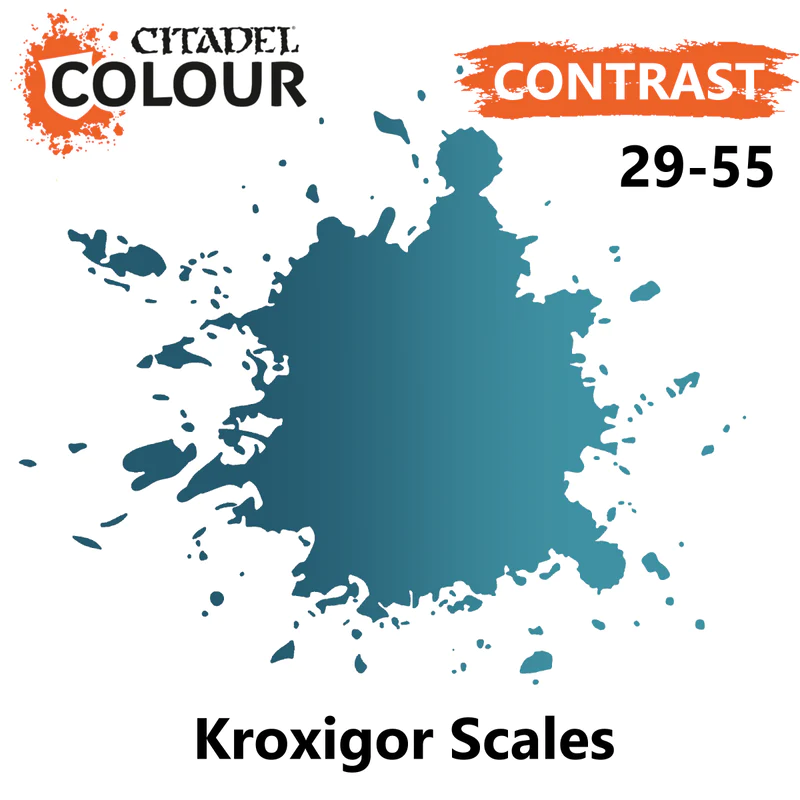 Citadel Colour Contrast: Kroxigor Scales (18ml) - Miniature Paint ...