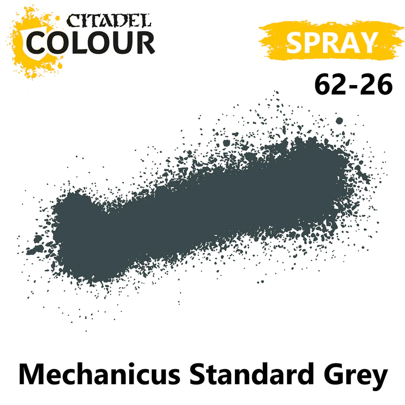 Citadel Colour Spray: Mechanicus Standard Grey (400ml) Miniature Paint ...